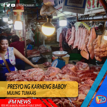 PRESYO NG KARNENG BABOY, MULING TUMAAS - RMN Networks