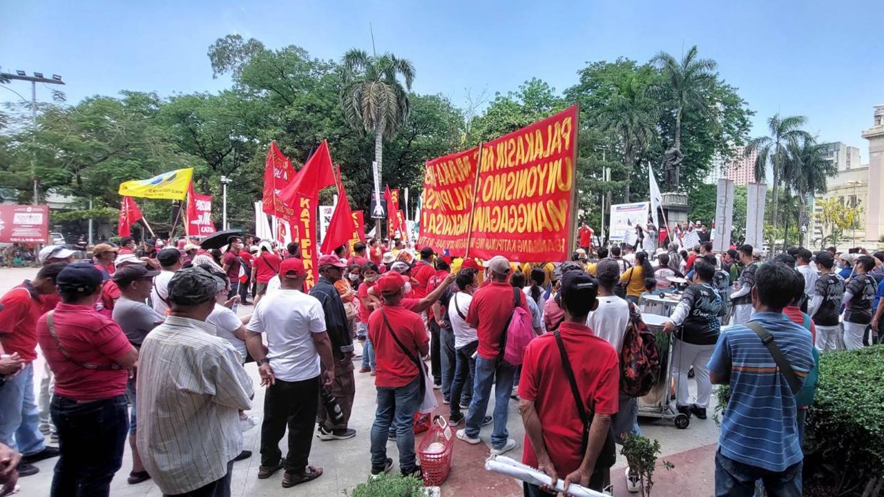 Mga kilos protestang ikinakasa kasabay ng Labor Day, nananatiling ...