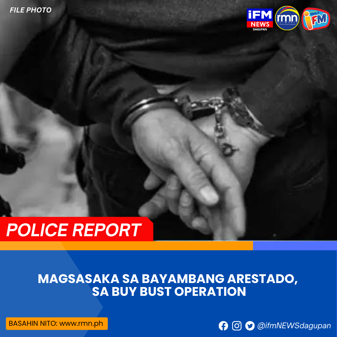 MAGSASAKA SA BAYAMBANG ARESTADO, SA BUY BUST OPERATION - RMN Networks