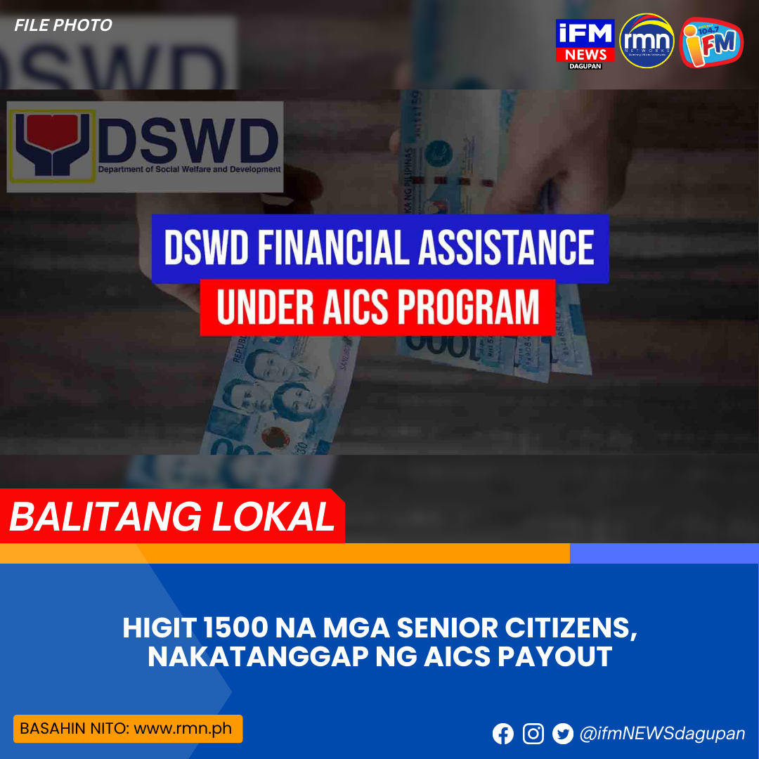HIGIT 1500 NA MGA SENIORCITIZENS, NAKATANGGAP NG AICS PAYOUT - RMN Networks