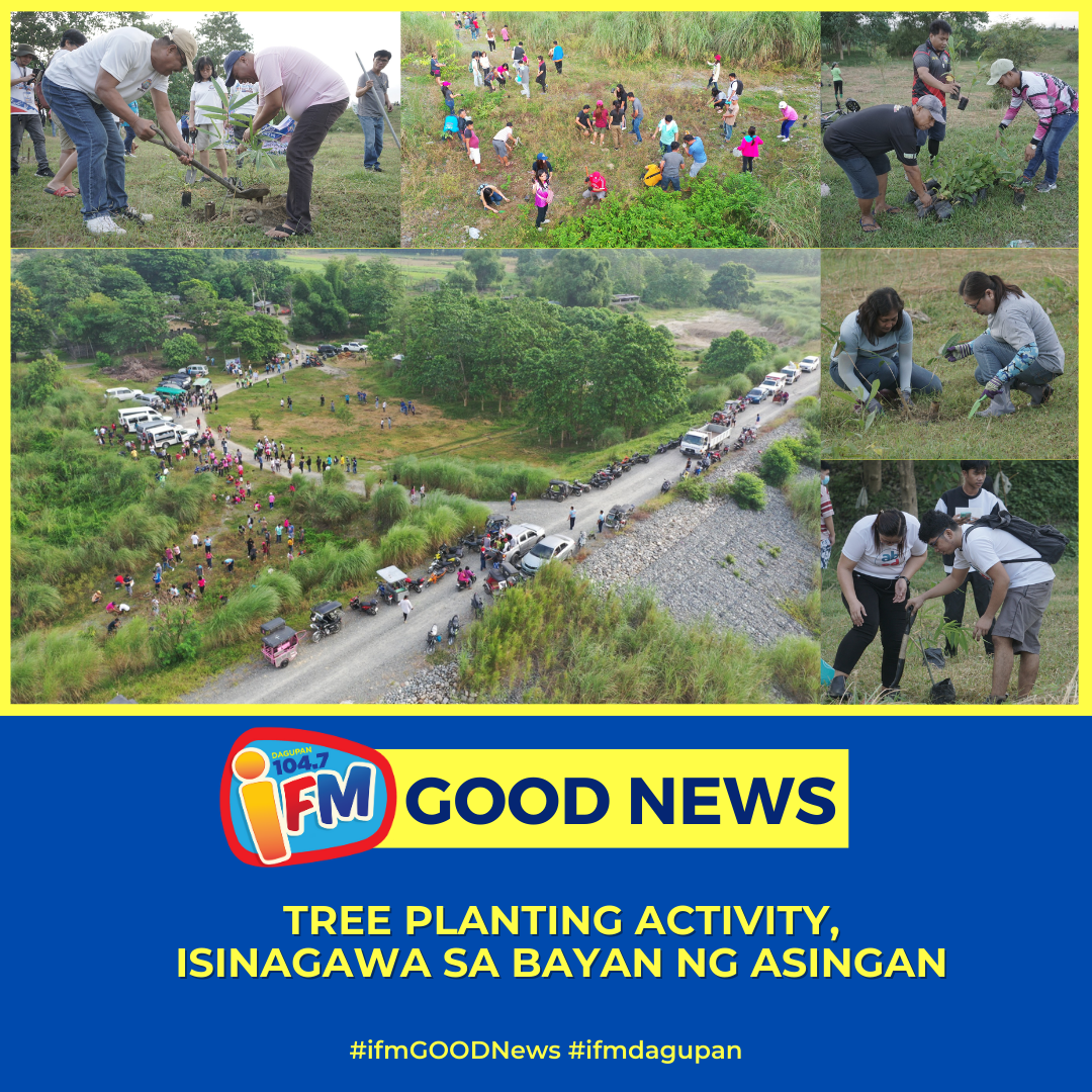 TREE PLANTING ACTIVITY, ISINAGAWA SA BAYAN NG ASINGAN - RMN Networks