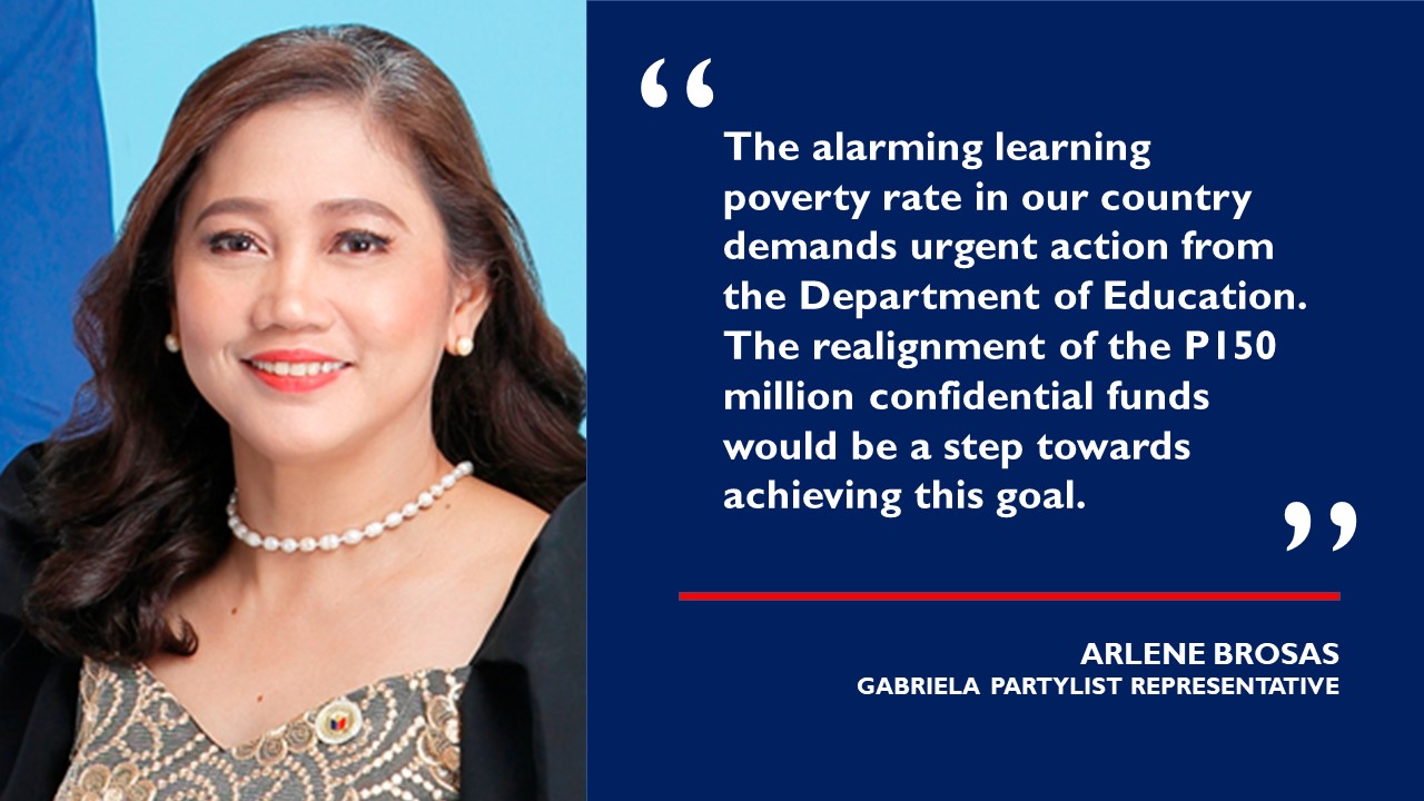 Confidential funds ng DepEd, mas dapat gamitin sa pagtugon sa mga problema sa sektor ng ...