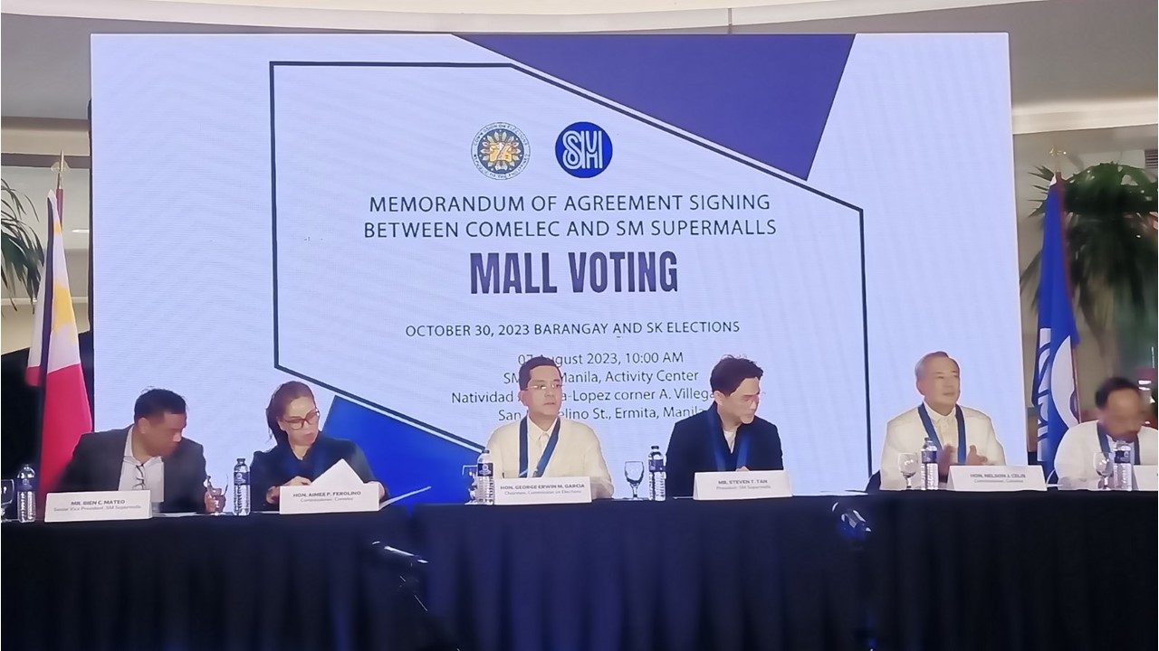 Mall voting, isasagawa ng COMELEC sa darating na Barangay at SK ...