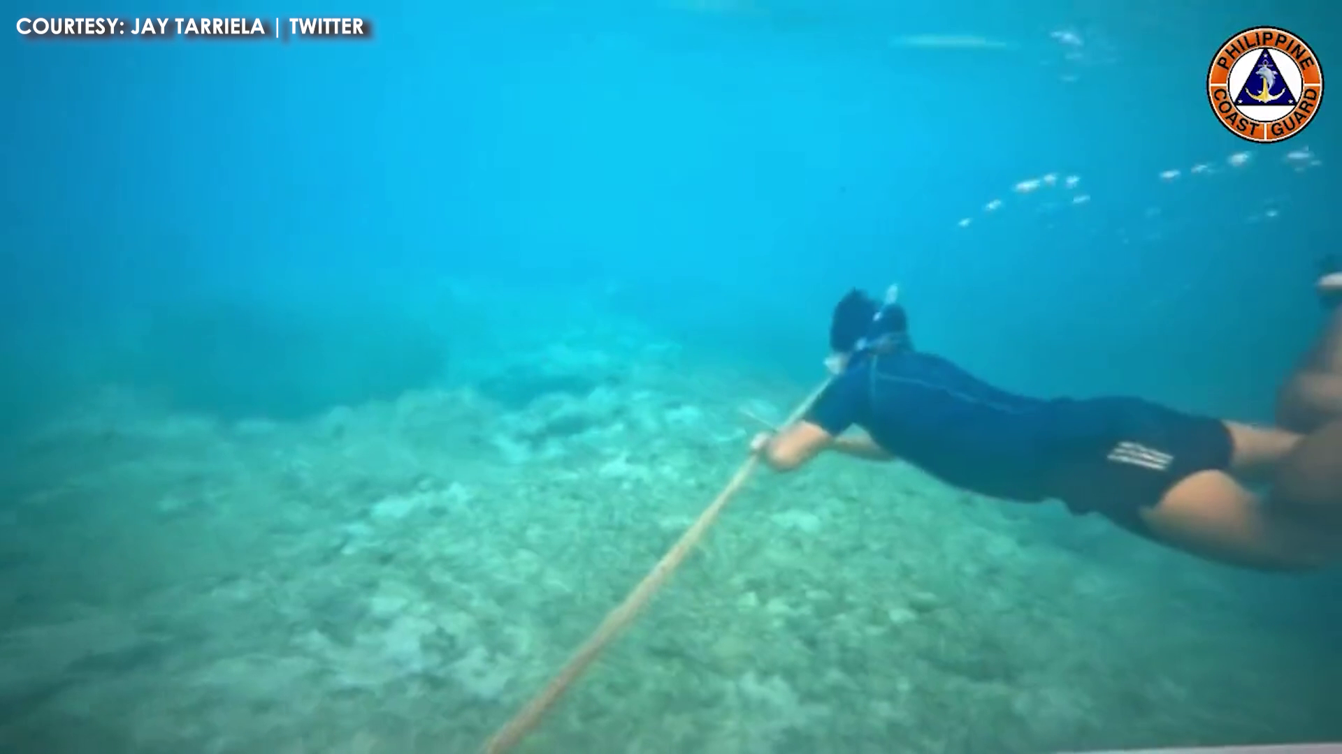 Angkla na nakuha ng PCG sa Bajo de Masinloc, magagamit bilang ebidensya ...