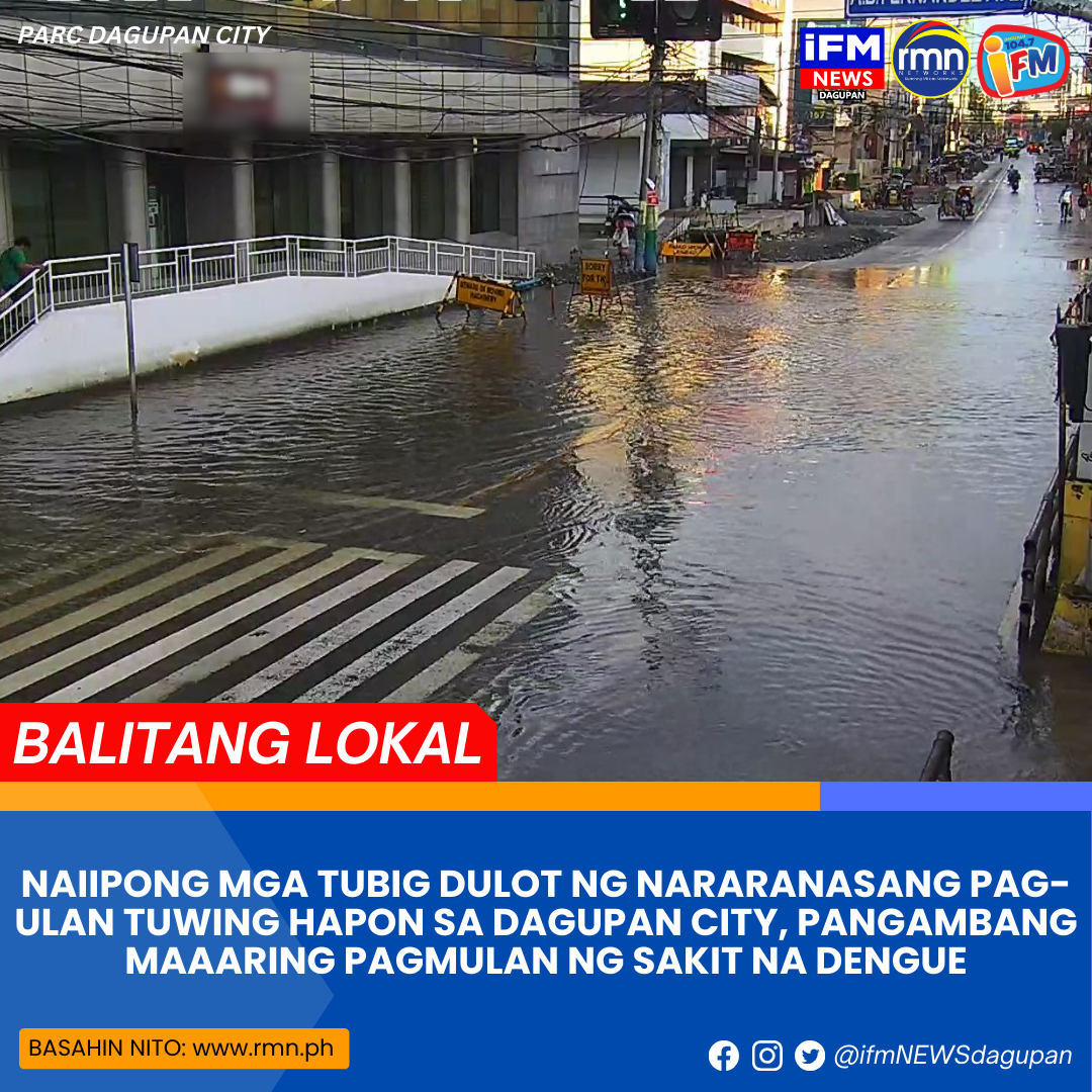 NAIIPONG MGA TUBIG DULOT NGNARARANASANG PAG-ULAN TUWING HAPON SA ...