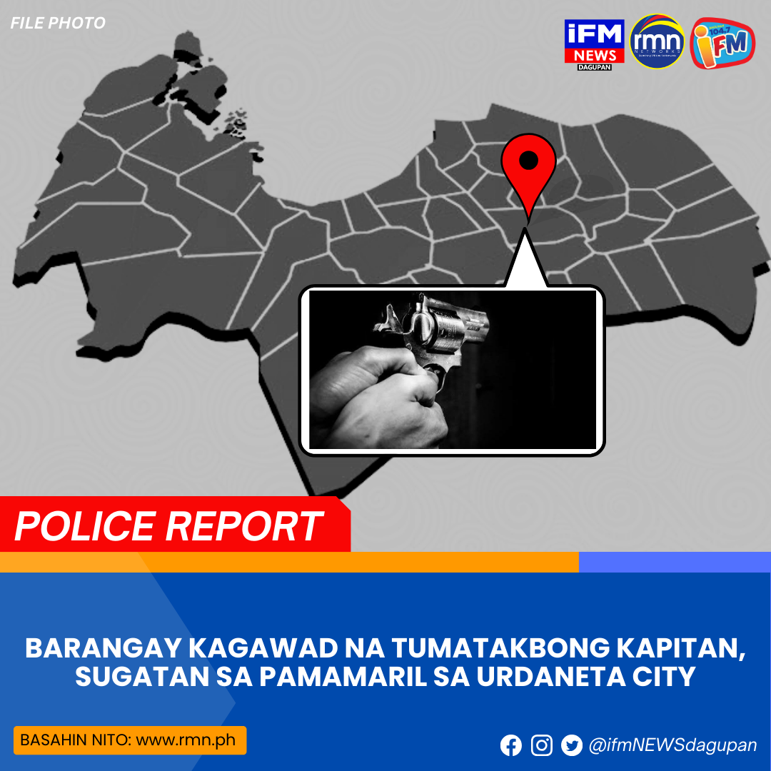 BARANGAY KAGAWAD NA TUMATAKBONG KAPITAN, SUGATAN SA PAMAMARIL SA URDANETA CITY - RMN Networks