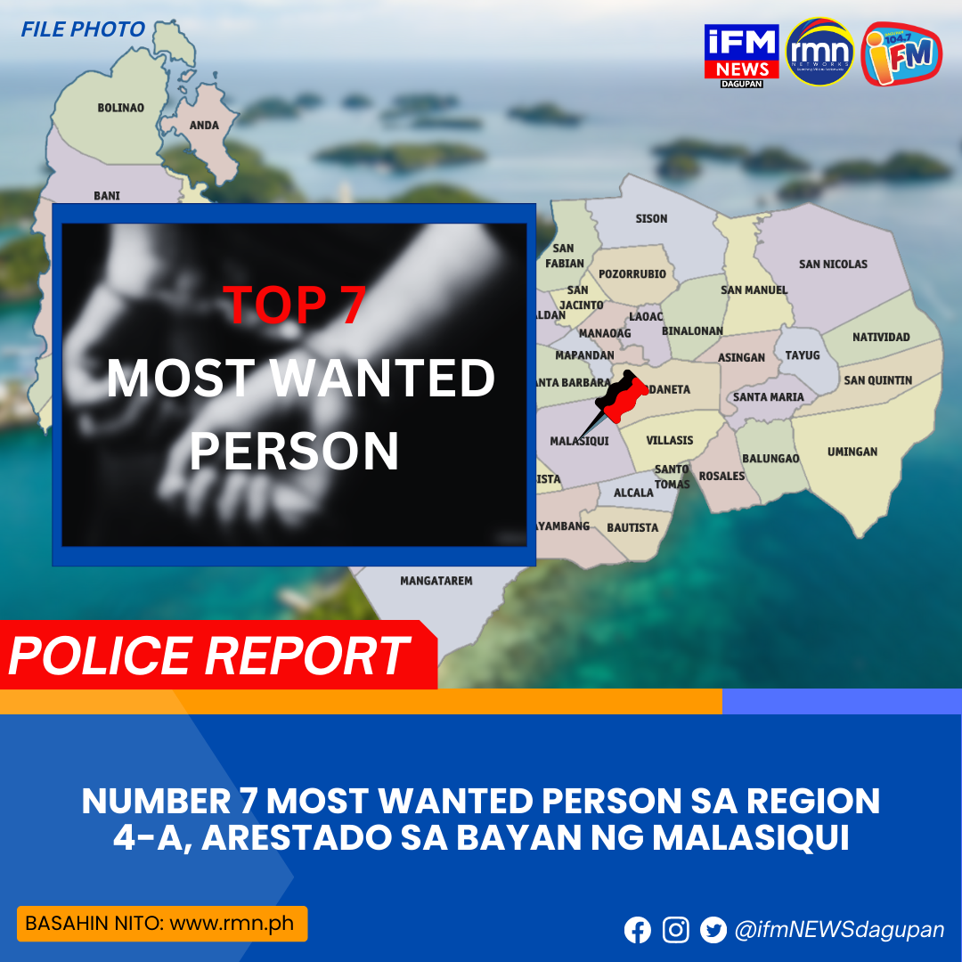 NUMBER 7 MOST WANTED PERSON SA REGION 4-A, ARESTADO SA BAYAN NG ...
