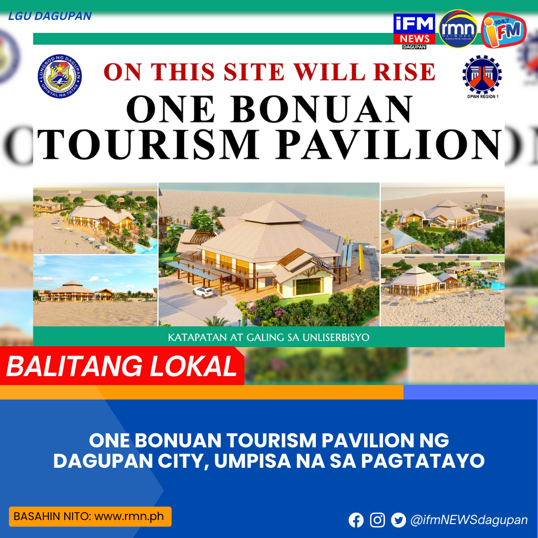 𝗢𝗡𝗘 𝗕𝗢𝗡𝗨𝗔𝗡 𝗧𝗢𝗨𝗥𝗜𝗦𝗠 𝗣𝗔𝗩𝗜𝗟𝗜𝗢𝗡 𝗡𝗚 𝗗𝗔𝗚𝗨𝗣𝗔𝗡 𝗖𝗜𝗧𝗬, 𝗨𝗠𝗣𝗜𝗦𝗔 𝗡𝗔 𝗦𝗔 𝗣𝗔𝗚𝗧𝗔𝗧𝗔𝗬𝗢 ...