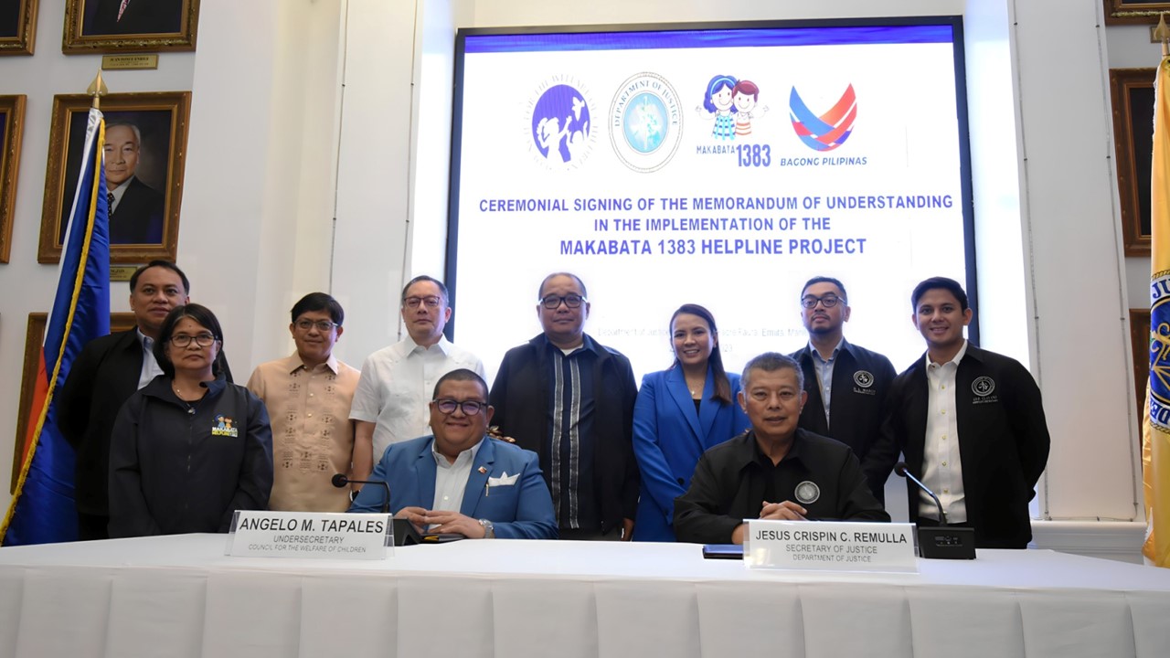 Helpline para sa mga inaabusong bata, binuksan ng DOJ at CWC - RMN Networks