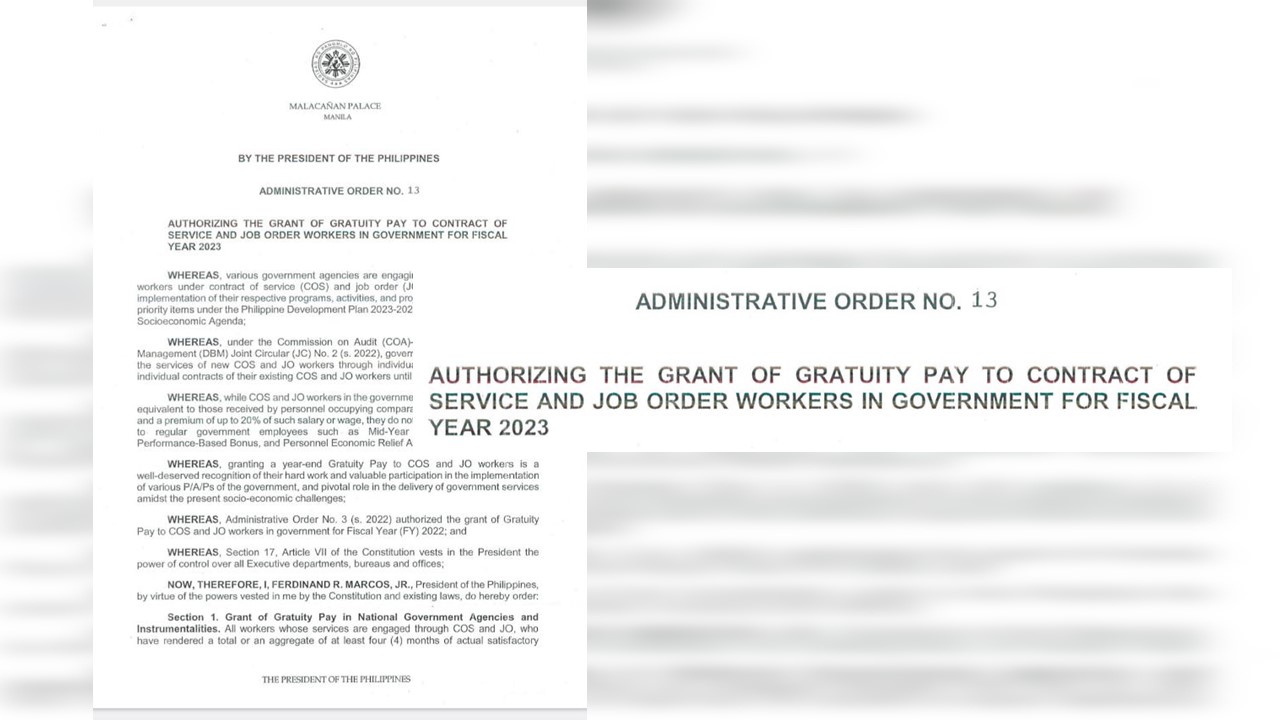 Contract of service at Job order na mga empleyado ng gobyerno ...