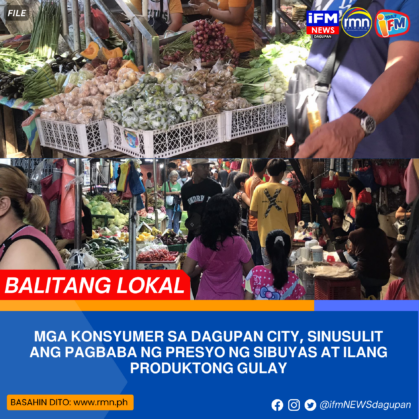 𝗠𝗚𝗔 𝗞𝗢𝗡𝗦𝗬𝗨𝗠𝗘𝗥 𝗦𝗔 𝗗𝗔𝗚𝗨𝗣𝗔𝗡 𝗖𝗜𝗧𝗬, 𝗦𝗜𝗡𝗨𝗦𝗨𝗟𝗜𝗧 𝗔𝗡𝗚 𝗣𝗔𝗚𝗕𝗔𝗕𝗔 𝗡𝗚 𝗣𝗥𝗘𝗦𝗬𝗢 𝗡𝗚 𝗦𝗜𝗕𝗨𝗬𝗔𝗦 𝗔𝗧 𝗜𝗟𝗔𝗡𝗚 𝗣𝗥𝗢𝗗𝗨𝗞𝗧𝗢𝗡𝗚 ...