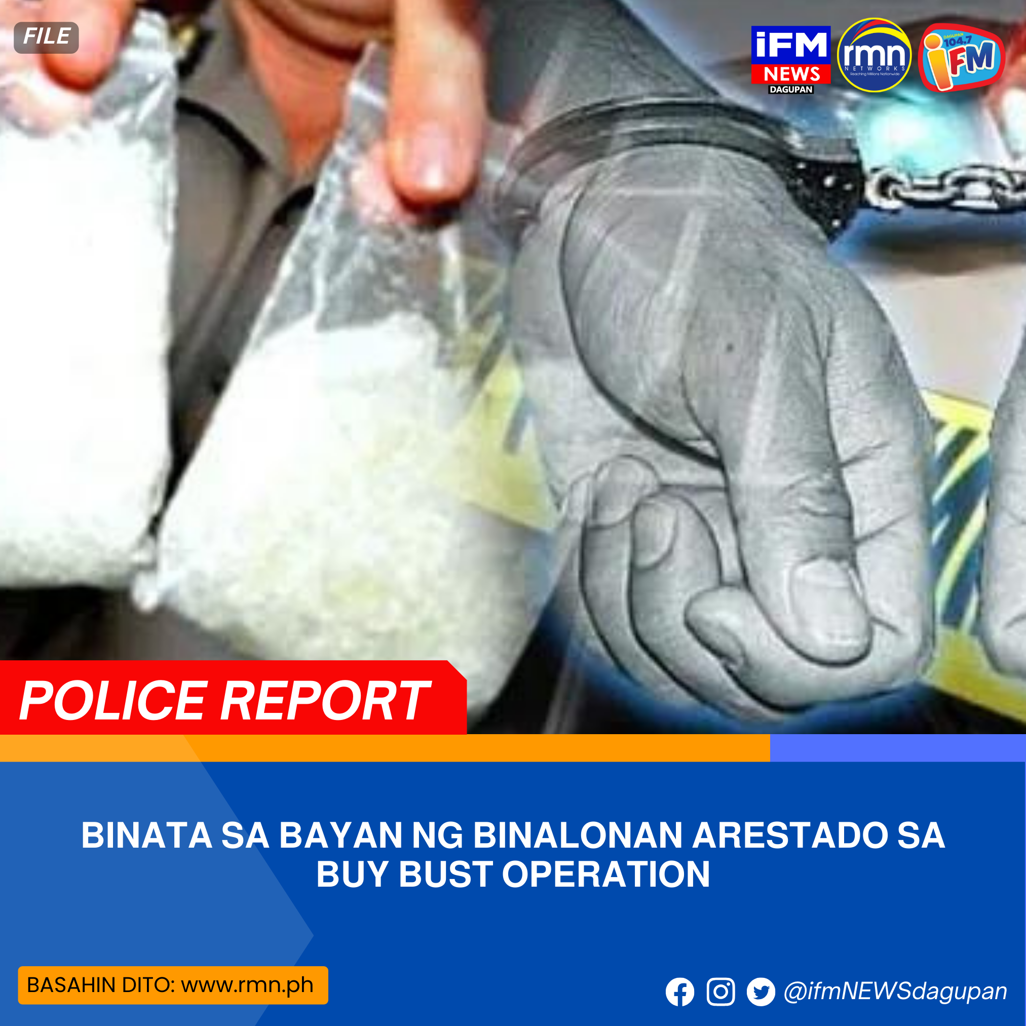 𝗕𝗜𝗡𝗔𝗧𝗔 𝗦𝗔 𝗕𝗔𝗬𝗔𝗡 𝗡𝗚 𝗕𝗜𝗡𝗔𝗟𝗢𝗡𝗔𝗡 𝗔𝗥𝗘𝗦𝗧𝗔𝗗𝗢 𝗦𝗔 𝗕𝗨𝗬 𝗕𝗨𝗦𝗧 𝗢𝗣𝗘𝗥𝗔𝗧𝗜𝗢𝗡 - RMN Networks