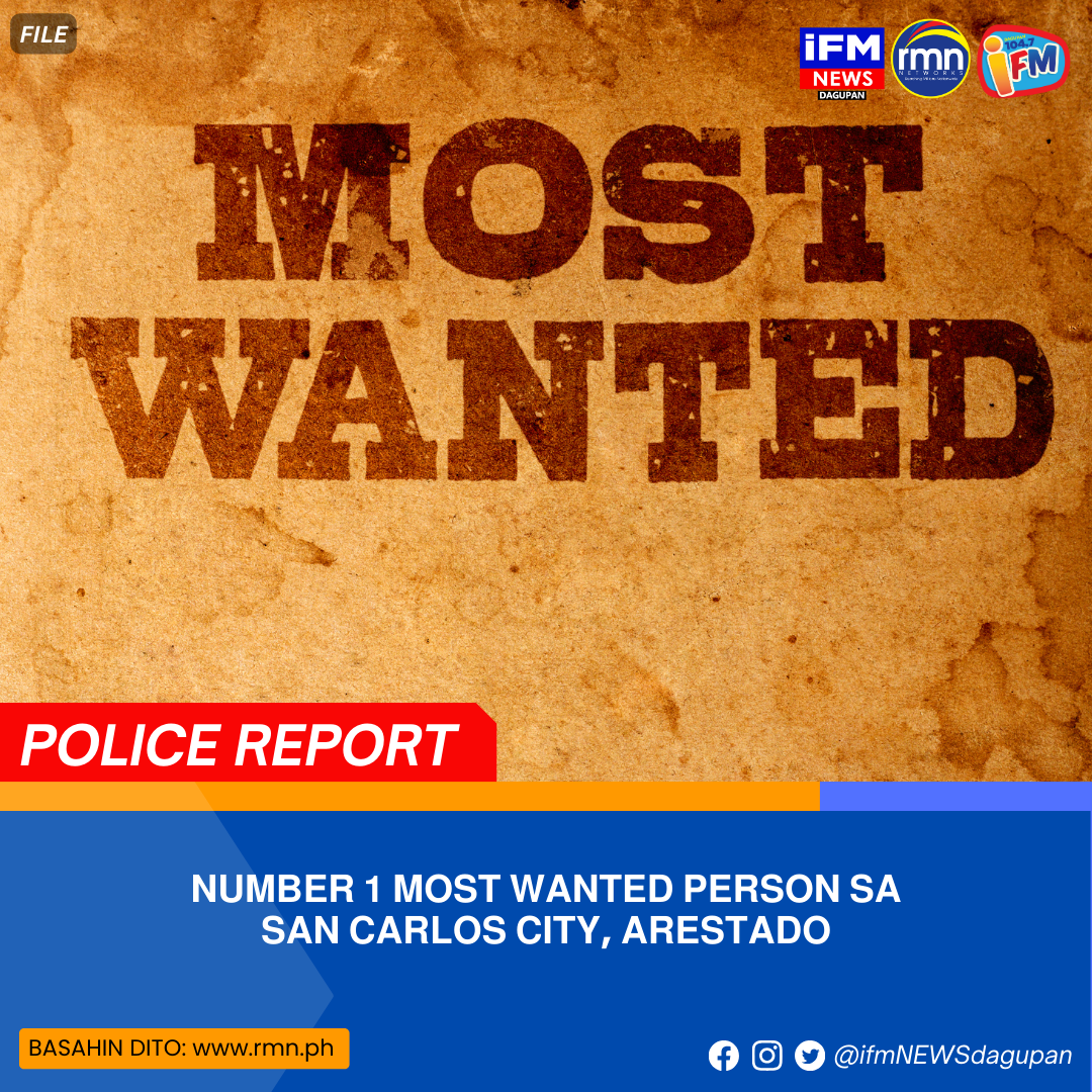 𝗡𝗨𝗠𝗕𝗘𝗥 𝟭 𝗠𝗢𝗦𝗧 𝗪𝗔𝗡𝗧𝗘𝗗 𝗣𝗘𝗥𝗦𝗢𝗡 𝗦𝗔 𝗦𝗔𝗡 𝗖𝗔𝗥𝗟𝗢𝗦 𝗖𝗜𝗧𝗬, 𝗔𝗥𝗘𝗦𝗧𝗔𝗗𝗢 - RMN Networks