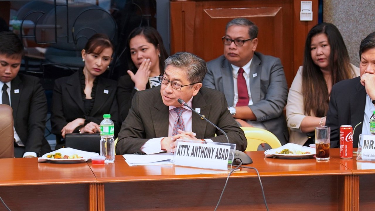 Atty. Anthony Abad, ang pangalan na nakalagay sa form para sa People's ...