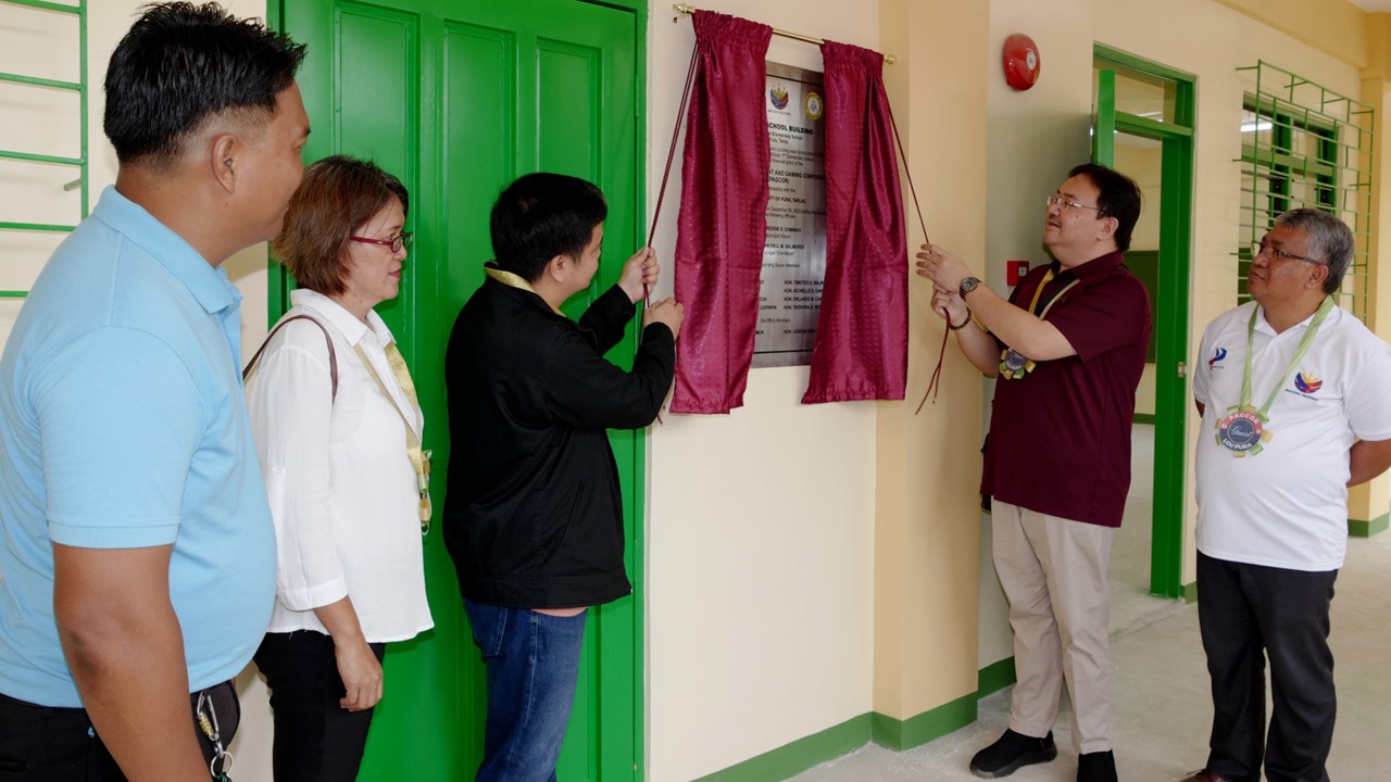 PAGCOR-FUNDED SCHOOL BUILDING UNVEILED IN TARLAC - RMN Networks