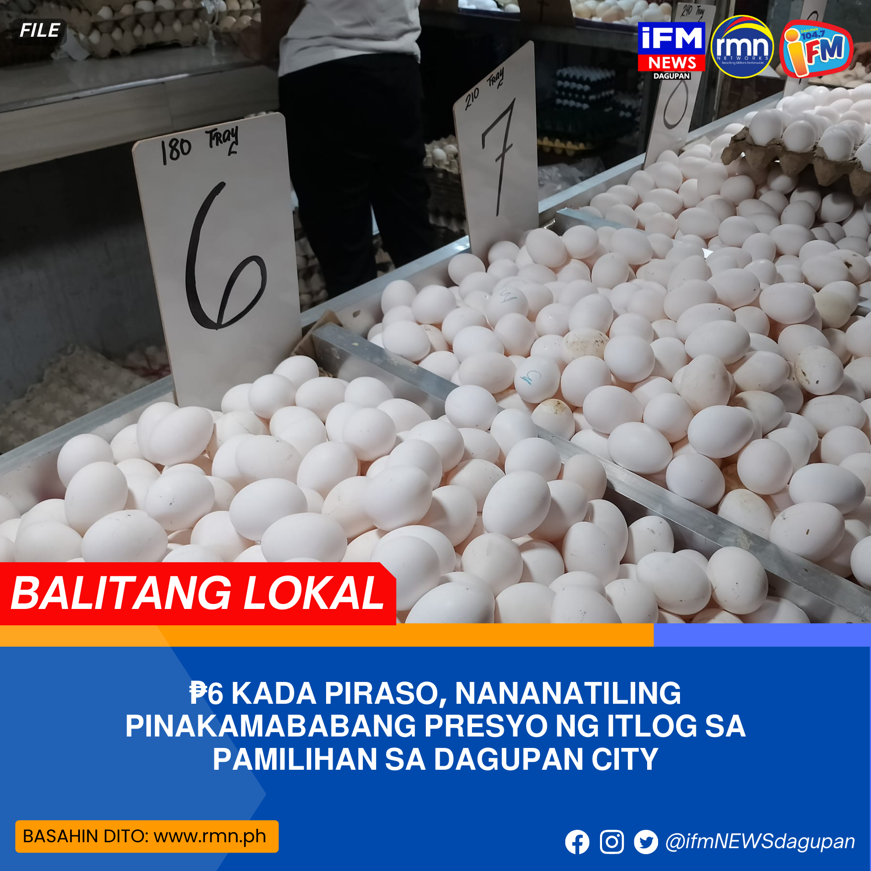 ₱𝟲 𝗞𝗔𝗗𝗔 𝗣𝗜𝗥𝗔𝗦𝗢, 𝗡𝗔𝗡𝗔𝗡𝗔𝗧𝗜𝗟𝗜𝗡𝗚 𝗣𝗜𝗡𝗔𝗞𝗔𝗠𝗔𝗕𝗔𝗕𝗔𝗡𝗚 𝗣𝗥𝗘𝗦𝗬𝗢 𝗡𝗚 𝗜𝗧𝗟𝗢𝗚 𝗦𝗔 𝗣𝗔𝗠𝗜𝗟𝗜𝗛𝗔𝗡 𝗦𝗔 𝗗𝗔𝗚𝗨𝗣𝗔𝗡 𝗖𝗜𝗧𝗬 - RMN ...