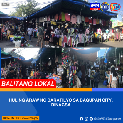 𝗛𝗨𝗟𝗜𝗡𝗚 𝗔𝗥𝗔𝗪 𝗡𝗚 𝗕𝗔𝗥𝗔𝗧𝗜𝗟𝗬𝗢 𝗦𝗔 𝗗𝗔𝗚𝗨𝗣𝗔𝗡 𝗖𝗜𝗧𝗬, 𝗗𝗜𝗡𝗔𝗚𝗦𝗔 - RMN Networks