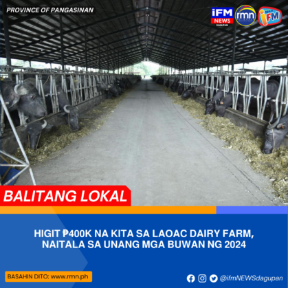 𝗛𝗜𝗚𝗜𝗧 ₱𝟰𝟬𝟬𝗞 𝗡𝗔 𝗞𝗜𝗧𝗔 𝗦𝗔 𝗟𝗔𝗢𝗔𝗖 𝗗𝗔𝗜𝗥𝗬 𝗙𝗔𝗥𝗠, 𝗡𝗔𝗜𝗧𝗔𝗟𝗔 𝗦𝗔 𝗨𝗡𝗔𝗡𝗚 𝗠𝗚𝗔 𝗕𝗨𝗪𝗔𝗡 𝗡𝗚 𝟮𝟬𝟮𝟰 - RMN Networks