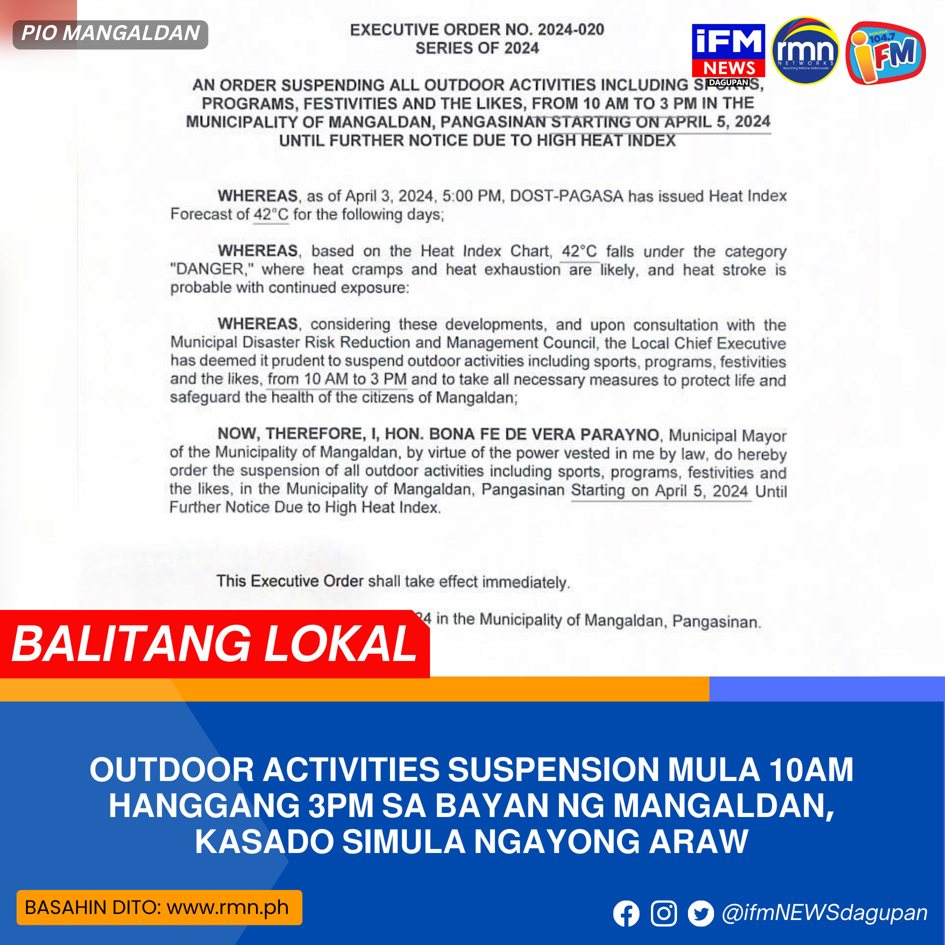 𝗢𝗨𝗧𝗗𝗢𝗢𝗥 𝗔𝗖𝗧𝗜𝗩𝗜𝗧𝗜𝗘𝗦 𝗦𝗨𝗦𝗣𝗘𝗡𝗦𝗜𝗢𝗡 𝗠𝗨𝗟𝗔 𝟭𝟬𝗔𝗠 𝗛𝗔𝗡𝗚𝗚𝗔𝗡𝗚 𝟯𝗣𝗠 𝗦𝗔 𝗕𝗔𝗬𝗔𝗡 𝗡𝗚 ...