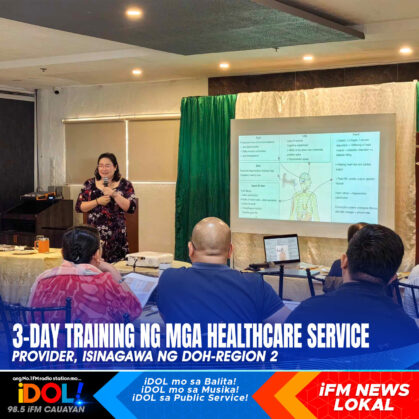 𝟯-𝗗𝗔𝗬 𝗧𝗥𝗔𝗜𝗡𝗜𝗡𝗚 𝗡𝗚 𝗠𝗚𝗔 𝗛𝗘𝗔𝗟𝗧𝗛𝗖𝗔𝗥𝗘 𝗦𝗘𝗥𝗩𝗜𝗖𝗘 𝗣𝗥𝗢𝗩𝗜𝗗𝗘𝗥, 𝗜𝗦𝗜𝗡𝗔𝗚𝗔𝗪𝗔 𝗡𝗚 𝗗𝗢𝗛 ...