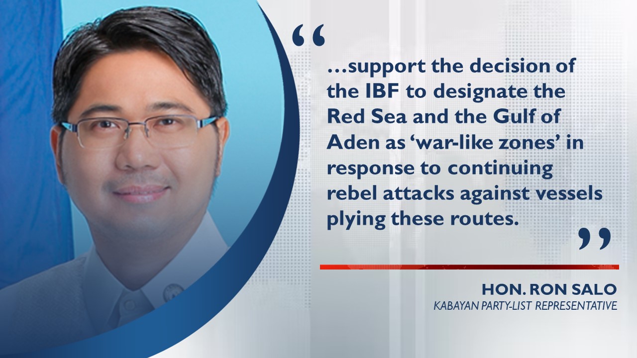 Pagdeklara ng International Bargaining Forum sa Red Sea at Gulf of Aden ...