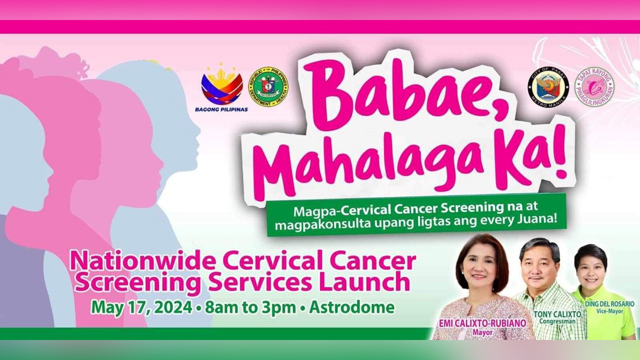 Pamahalaang Lungsod ng Pasay, tutulong na rin sa paglaban sa cervical ...