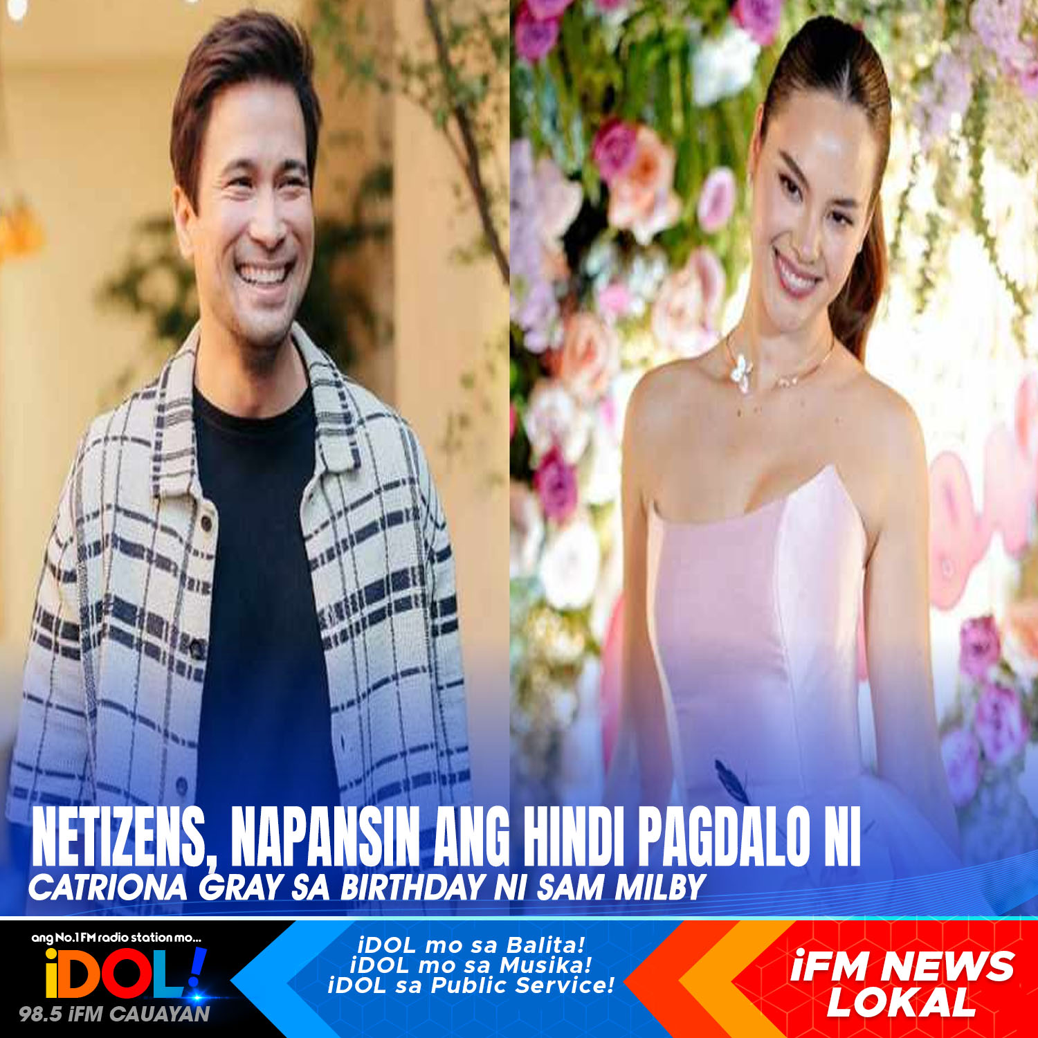 𝗡𝗘𝗧𝗜𝗭𝗘𝗡𝗦, 𝗡𝗔𝗣𝗔𝗡𝗦𝗜𝗡 𝗔𝗡𝗚 𝗛𝗜𝗡𝗗𝗜 𝗣𝗔𝗚𝗗𝗔𝗟𝗢 𝗡𝗜 𝗖𝗔𝗧𝗥𝗜𝗢𝗡𝗔 𝗚𝗥𝗔𝗬 𝗦𝗔 𝗕𝗜𝗥𝗧𝗛𝗗𝗔𝗬 𝗡𝗜 𝗦𝗔𝗠 𝗠𝗜𝗟𝗕𝗬 - RMN Networks