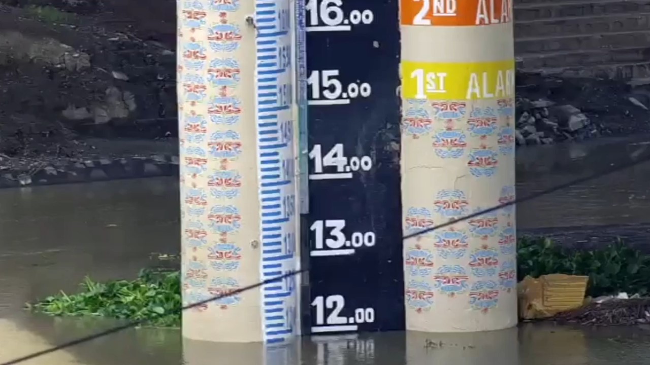 Lebel ng tubig sa Marikina River, nananatiling normal sa kabila ng pag ...