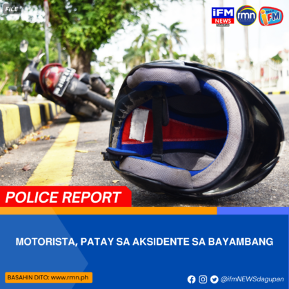 𝗠𝗢𝗧𝗢𝗥𝗜𝗦𝗧𝗔, 𝗣𝗔𝗧𝗔𝗬 𝗦𝗔 𝗔𝗞𝗦𝗜𝗗𝗘𝗡𝗧𝗘 𝗦𝗔 𝗕𝗔𝗬𝗔𝗠𝗕𝗔𝗡𝗚 - RMN Networks