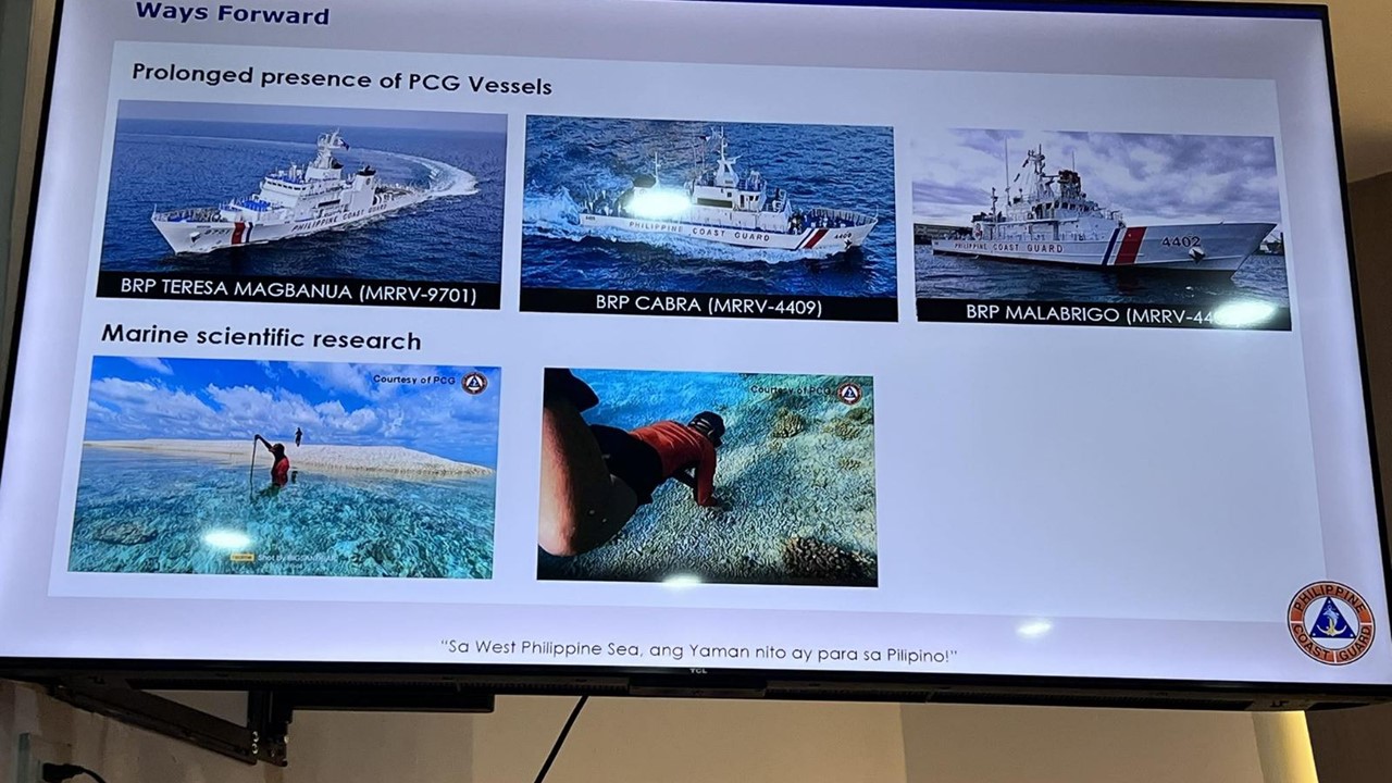 PCG, napigilan ang umano'y ginagawang small scale reclamation ng China ...