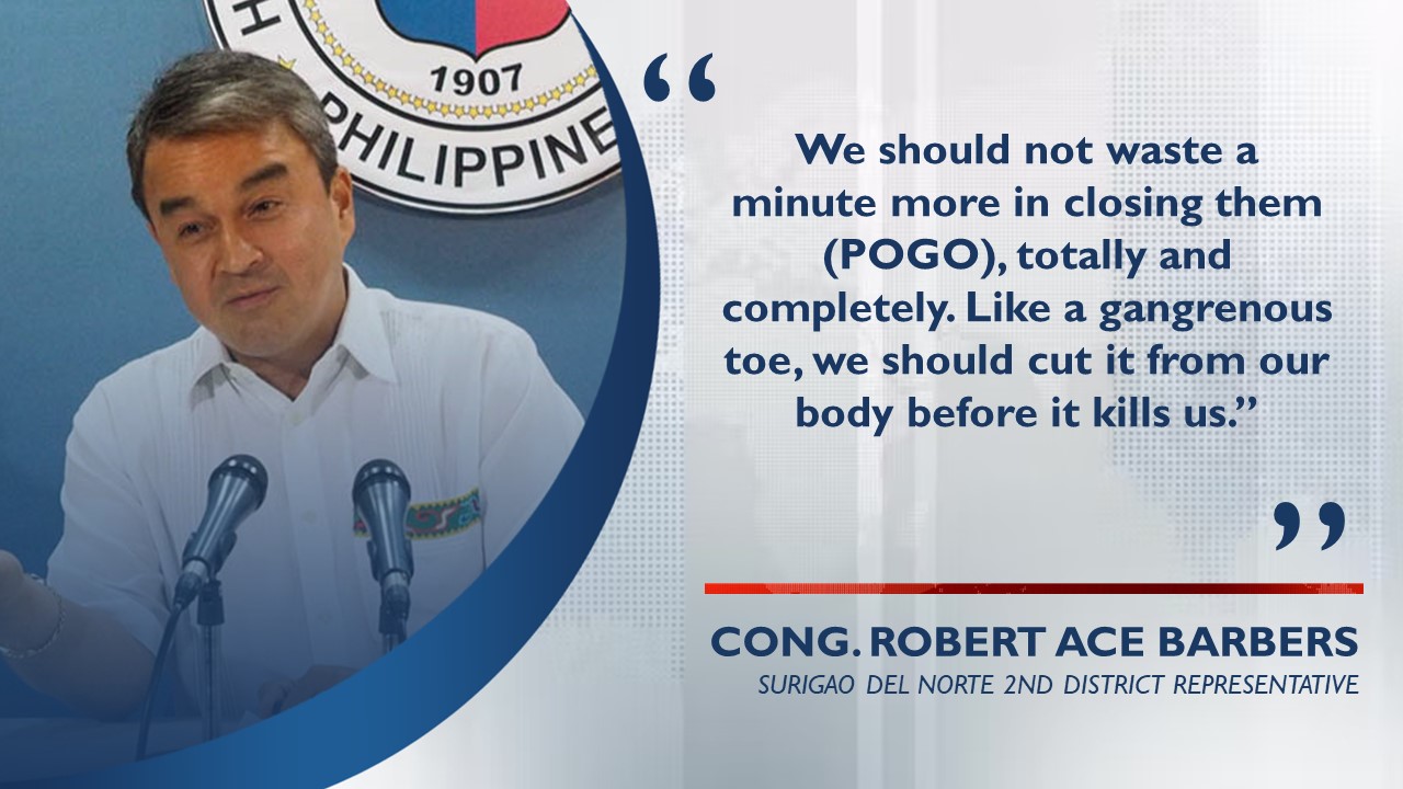 Paglaya ng Pilipinas sa POGO, panawagan ng isang kongresista kay PBBM ...