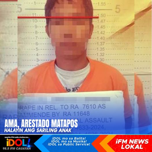 𝗔𝗠𝗔, 𝗔𝗥𝗘𝗦𝗧𝗔𝗗𝗢 𝗠𝗔𝗧𝗔𝗣𝗢𝗦 𝗛𝗔𝗟𝗔𝗬𝗜𝗡 𝗔𝗡𝗚 𝗦𝗔𝗥𝗜𝗟𝗜𝗡𝗚 𝗔𝗡𝗔𝗞 - RMN Networks