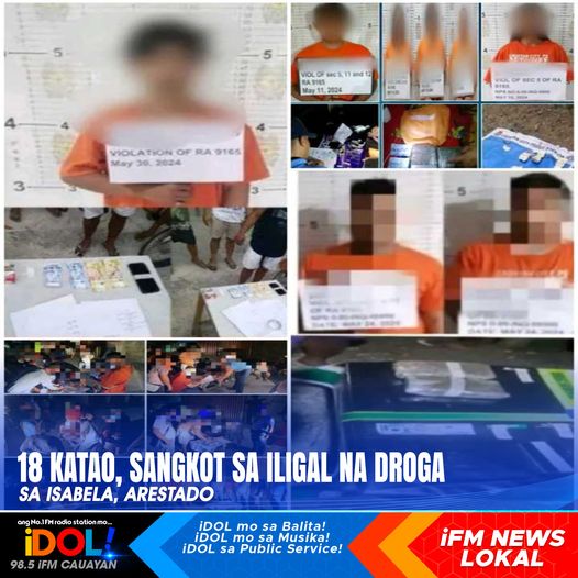 𝟭𝟴 𝗞𝗔𝗧𝗔𝗢, 𝗦𝗔𝗡𝗚𝗞𝗢𝗧 𝗦𝗔 𝗜𝗟𝗜𝗚𝗔𝗟 𝗡𝗔 𝗗𝗥𝗢𝗚𝗔 𝗦𝗔 𝗜𝗦𝗔𝗕𝗘𝗟𝗔, 𝗔𝗥𝗘𝗦𝗧𝗔𝗗𝗢 - RMN Networks