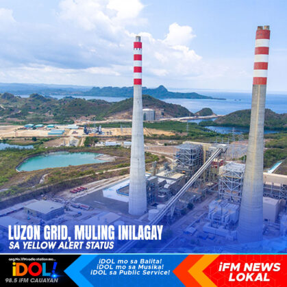 LUZON GRID, MULING INILAGAY SA YELLOW ALERT STATUS - RMN Networks