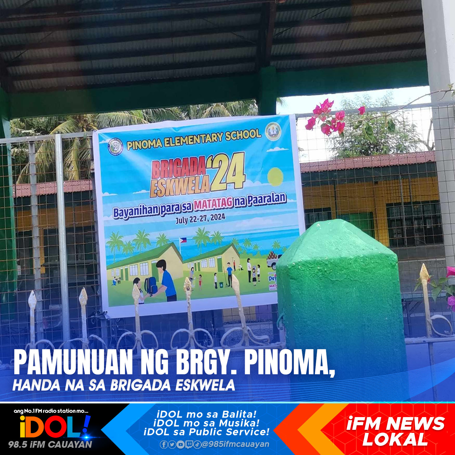 PAMUNUAN NG BRGY. PINOMA, HANDA NA SA BRIGADA ESKWELA - RMN Networks