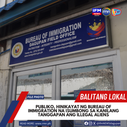 𝗣𝗨𝗕𝗟𝗜𝗞𝗢, 𝗛𝗜𝗡𝗜𝗞𝗔𝗬𝗔𝗧 𝗡𝗚 𝗕𝗨𝗥𝗘𝗔𝗨 𝗢𝗙 𝗜𝗠𝗠𝗜𝗚𝗥𝗔𝗧𝗜𝗢𝗡 𝗡𝗔 𝗜𝗦𝗨𝗠𝗕𝗢𝗡𝗚 𝗦𝗔 𝗞𝗔𝗡𝗜𝗟𝗔𝗡𝗚 𝗧𝗔𝗡𝗚𝗚𝗔𝗣𝗔𝗡 𝗔𝗡𝗚 '𝗜𝗟𝗟𝗘𝗚𝗔𝗟 ...