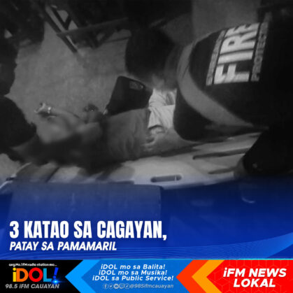 3 KATAO SA CAGAYAN, PATAY SA PAMAMARIL - RMN Networks