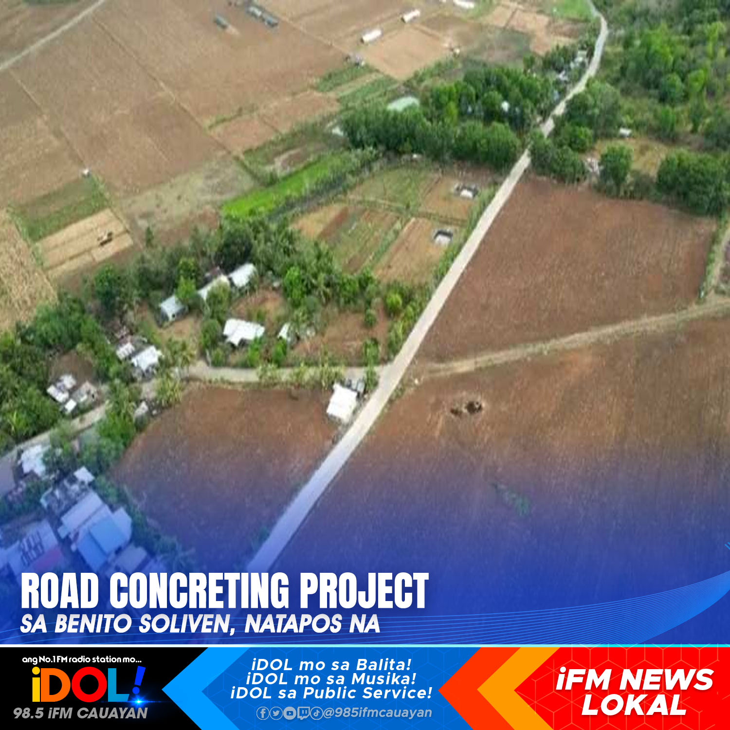 ROAD CONCRETING PROJECT SA BENITO SOLIVEN, NATAPOS NA - RMN Networks