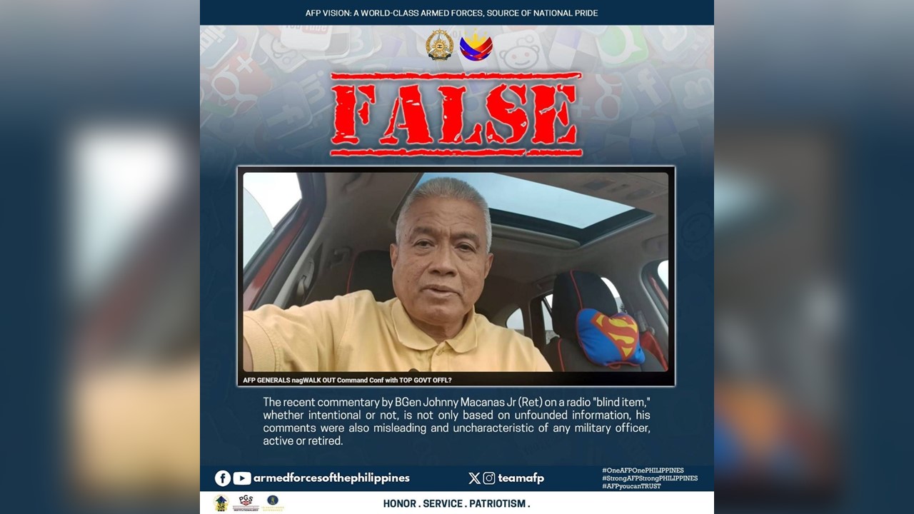 AFP, pinag-aaralan na ang mga susunod na hakbang laban kay Ret. Gen ...