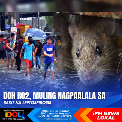 DOH R02, MULING NAGPAALALA SA SAKIT NA LEPTOSPIROSIS - RMN Networks