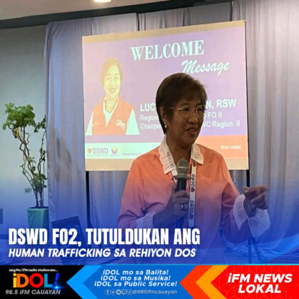 DSWD FO2, TUTULDUKAN ANG HUMAN TRAFFICKING SA REHIYON DOS - RMN Networks