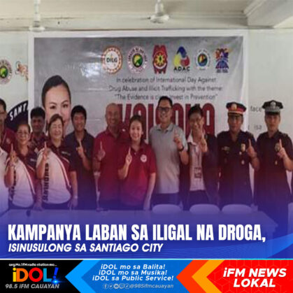 𝗞𝗔𝗠𝗣𝗔𝗡𝗬𝗔 𝗟𝗔𝗕𝗔𝗡 𝗦𝗔 𝗜𝗟𝗜𝗚𝗔𝗟 𝗡𝗔 𝗗𝗥𝗢𝗚𝗔, 𝗜𝗦𝗜𝗡𝗨𝗦𝗨𝗟𝗢𝗡𝗚 𝗦𝗔 𝗦𝗔𝗡𝗧𝗜𝗔𝗚𝗢 𝗖𝗜𝗧𝗬 - RMN ...