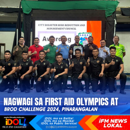 𝗡𝗔𝗚𝗪𝗔𝗚𝗜 𝗦𝗔 𝗙𝗜𝗥𝗦𝗧 𝗔𝗜𝗗 𝗢𝗟𝗬𝗠𝗣𝗜𝗖𝗦 𝗔𝗧 𝗕𝗥𝗢𝗗 𝗖𝗛𝗔𝗟𝗟𝗘𝗡𝗚𝗘 𝟮𝟬𝟮𝟰, 𝗣𝗜𝗡𝗔𝗥𝗔𝗡𝗚𝗔𝗟𝗔𝗡 ...