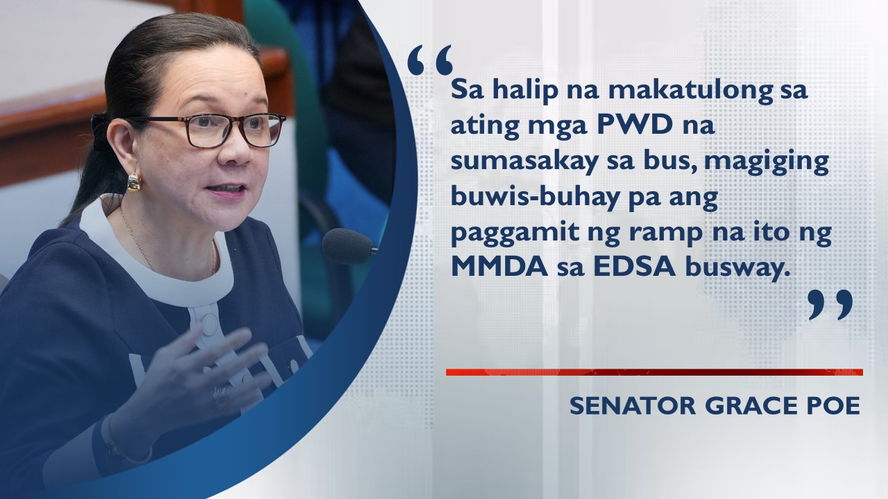 Ipinagawang rampa ng MMDA sa EDSA bus way, pagsasayang ng pera ng ...
