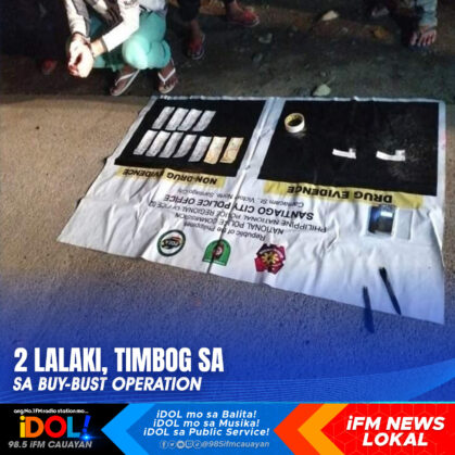 2 LALAKI, TIMBOG SA BUY-BUST OPERATION - RMN Networks