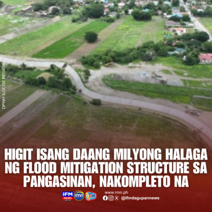 𝗛𝗜𝗚𝗜𝗧 𝗜𝗦𝗔𝗡𝗚 𝗗𝗔𝗔𝗡𝗚 𝗠𝗜𝗟𝗬𝗢𝗡𝗚 𝗛𝗔𝗟𝗔𝗚𝗔 𝗡𝗚 𝗙𝗟𝗢𝗢𝗗 𝗠𝗜𝗧𝗜𝗚𝗔𝗧𝗜𝗢𝗡 𝗦𝗧𝗥𝗨𝗖𝗧𝗨𝗥𝗘 𝗦𝗔 𝗣𝗔𝗡𝗚𝗔𝗦𝗜𝗡𝗔𝗡, 𝗡𝗔𝗞𝗢𝗠𝗣𝗟𝗘𝗧𝗢 𝗡𝗔 ...