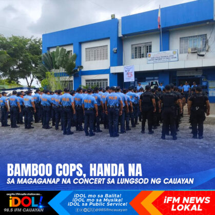 𝗕𝗔𝗠𝗕𝗢𝗢 𝗖𝗢𝗣𝗦, 𝗛𝗔𝗡𝗗𝗔 𝗡𝗔 𝗦𝗔 𝗠𝗔𝗚𝗔𝗚𝗔𝗡𝗔𝗣 𝗡𝗔 𝗖𝗢𝗡𝗖𝗘𝗥𝗧 𝗦𝗔 𝗟𝗨𝗡𝗚𝗦𝗢𝗗 𝗡𝗚 𝗖𝗔𝗨𝗔𝗬𝗔𝗡 ...