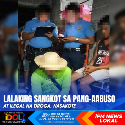 LALAKING SANGKOT SA PANG-AABUSO AT ILEGAL NA DROGA, NASAKOTE - RMN Networks
