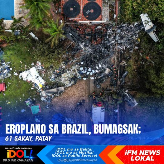 𝗘𝗥𝗢𝗣𝗟𝗔𝗡𝗢 𝗦𝗔 𝗕𝗥𝗔𝗭𝗜𝗟, 𝗕𝗨𝗠𝗔𝗚𝗦𝗔𝗞; 𝟲𝟭 𝗦𝗔𝗞𝗔𝗬, 𝗣𝗔𝗧𝗔𝗬 - RMN Networks