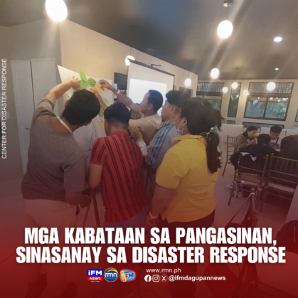 𝗠𝗚𝗔 𝗞𝗔𝗕𝗔𝗧𝗔𝗔𝗡 𝗦𝗔 𝗣𝗔𝗡𝗚𝗔𝗦𝗜𝗡𝗔𝗡, 𝗦𝗜𝗡𝗔𝗦𝗔𝗡𝗔𝗬 𝗦𝗔 𝗗𝗜𝗦𝗔𝗦𝗧𝗘𝗥 𝗥𝗘𝗦𝗣𝗢𝗡𝗦𝗘 - RMN Networks